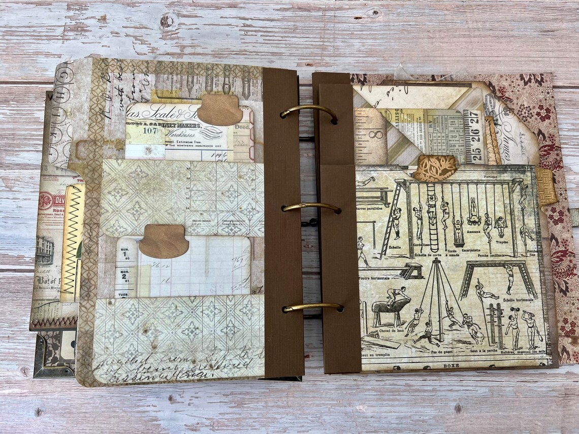 Tim Holtz Ring Bound Journal - Etsy