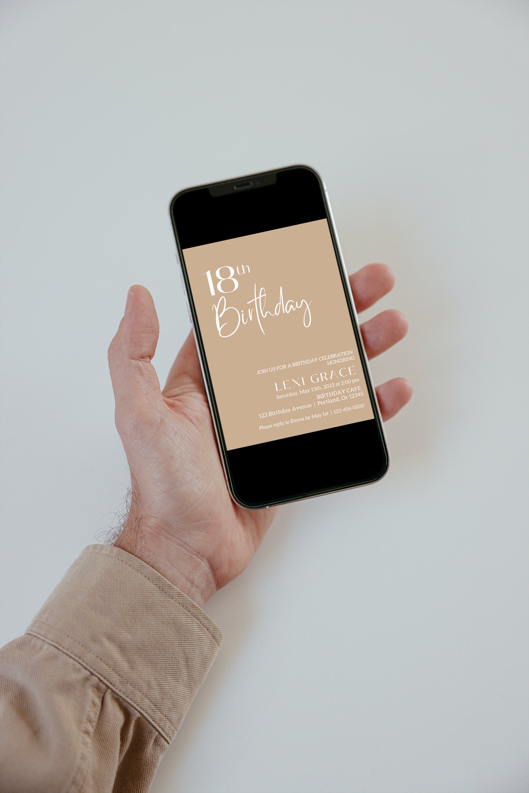 Modern Birthday Party Invitation Template Digital or Printable ...