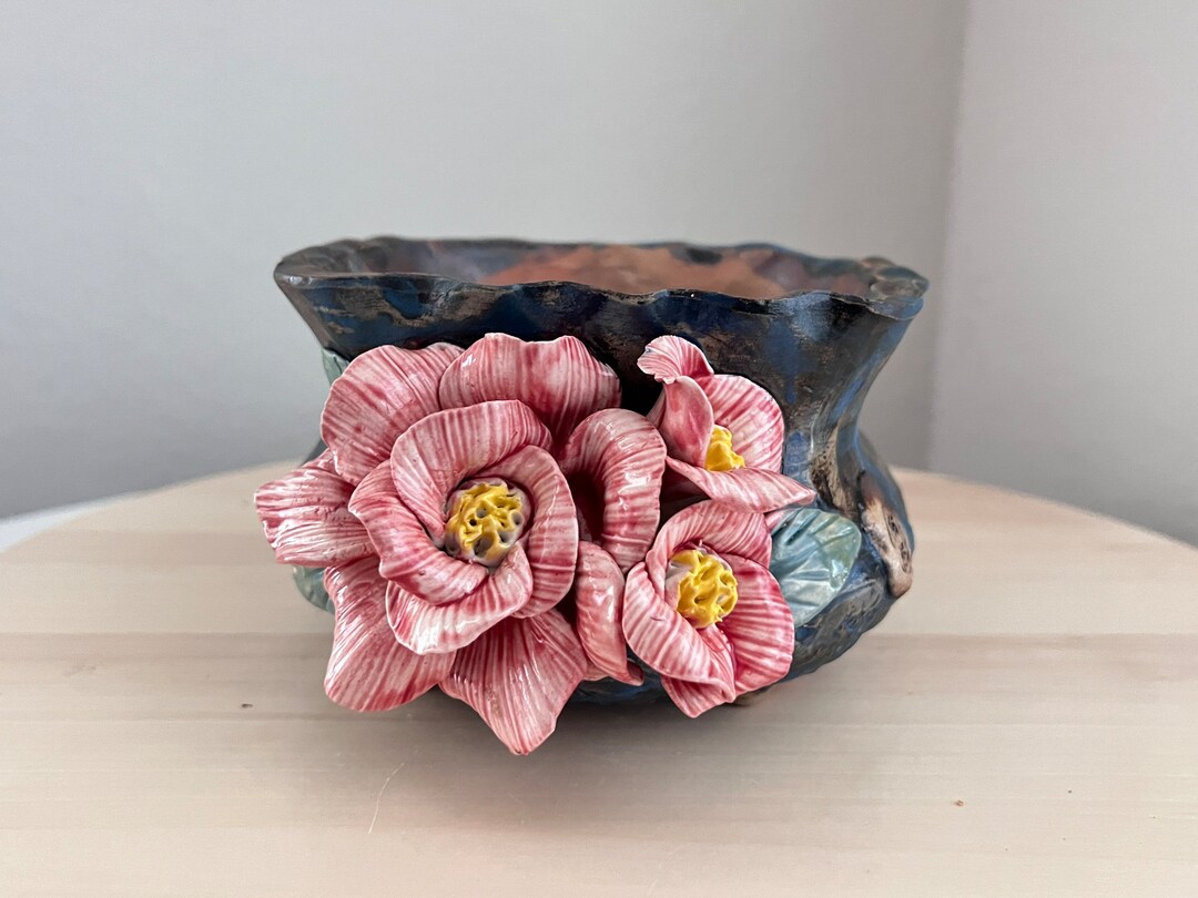 Beautiful Hand Pinched Flowerpot Succulent Ceramic Flower Pots - Etsy