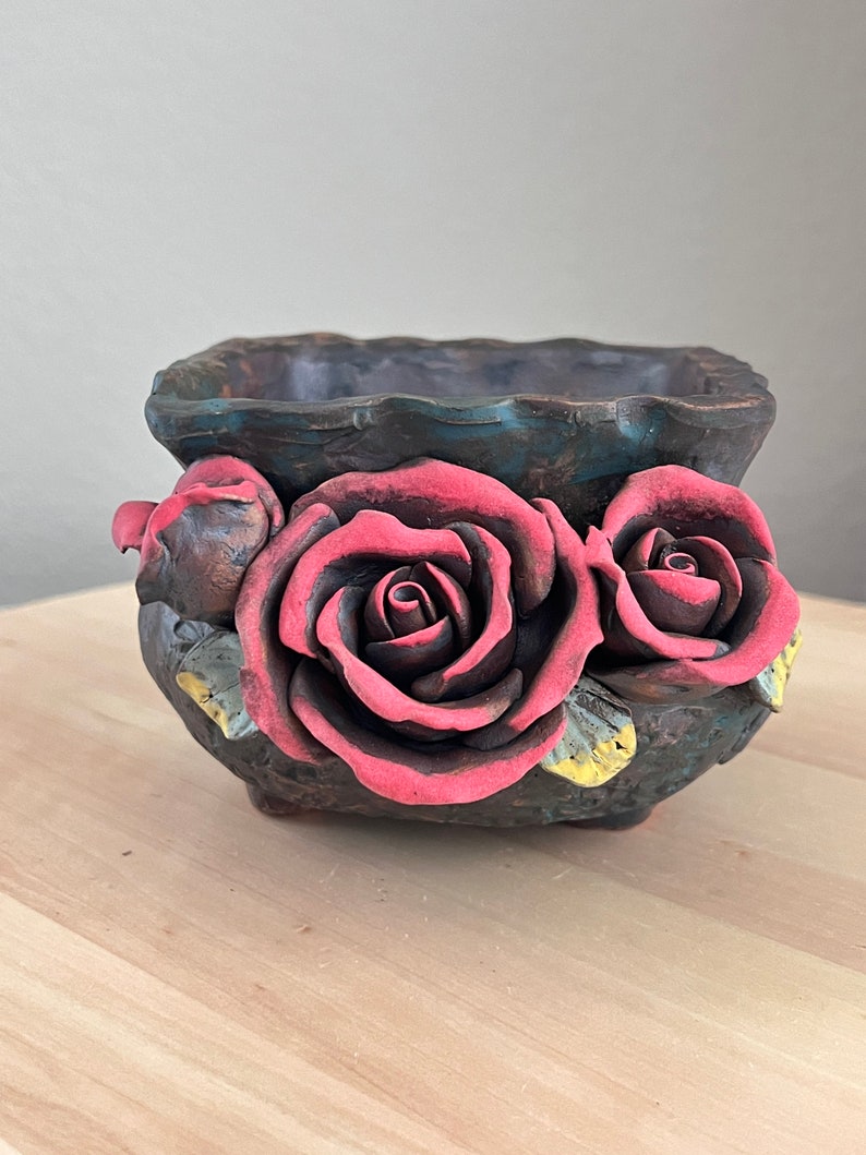 Beautiful Hand Pinched Flowerpot Succulent Ceramic Flower Pots - Etsy