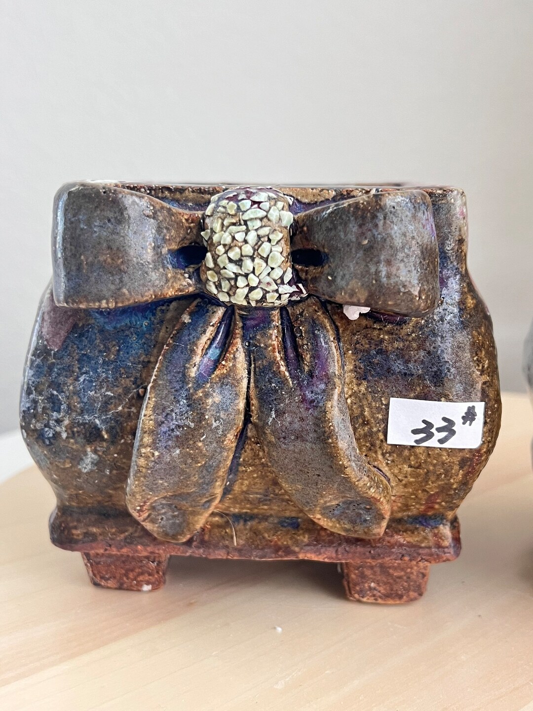 Hand Pinched Ceramic Succulent Flower Pot: Bronze Age Replica - Etsy