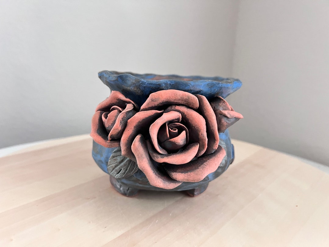 Beautiful Hand Pinched Flowerpot Succulent Ceramic Flower Pots - Etsy