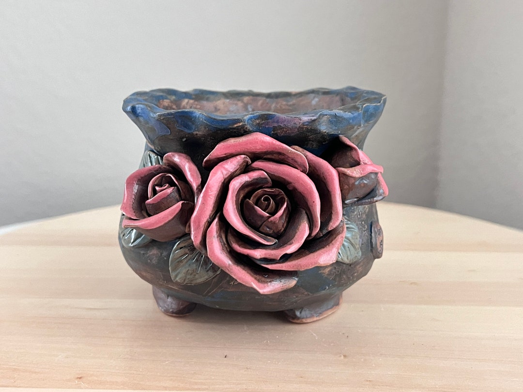 Beautiful Hand Pinched Flowerpot Succulent Ceramic Flower Pots - Etsy