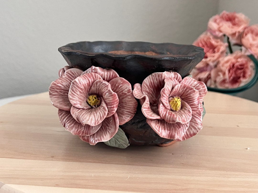 Beautiful Hand Pinched Flowerpot Succulent Ceramic Flower Pots - Etsy