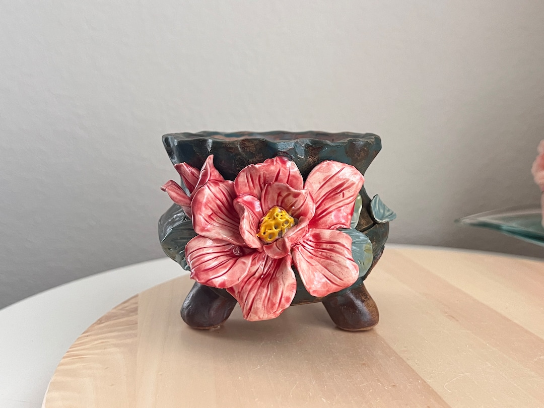 Beautiful Hand Pinched Flowerpot Succulent Ceramic Flower Pots - Etsy