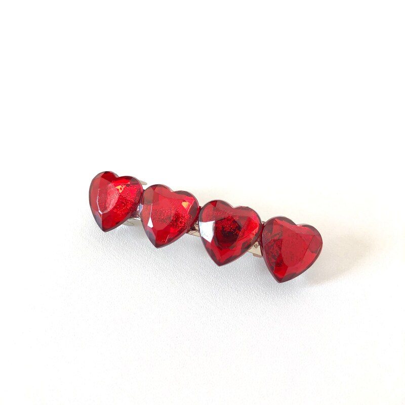 Heart Barrette - Etsy
