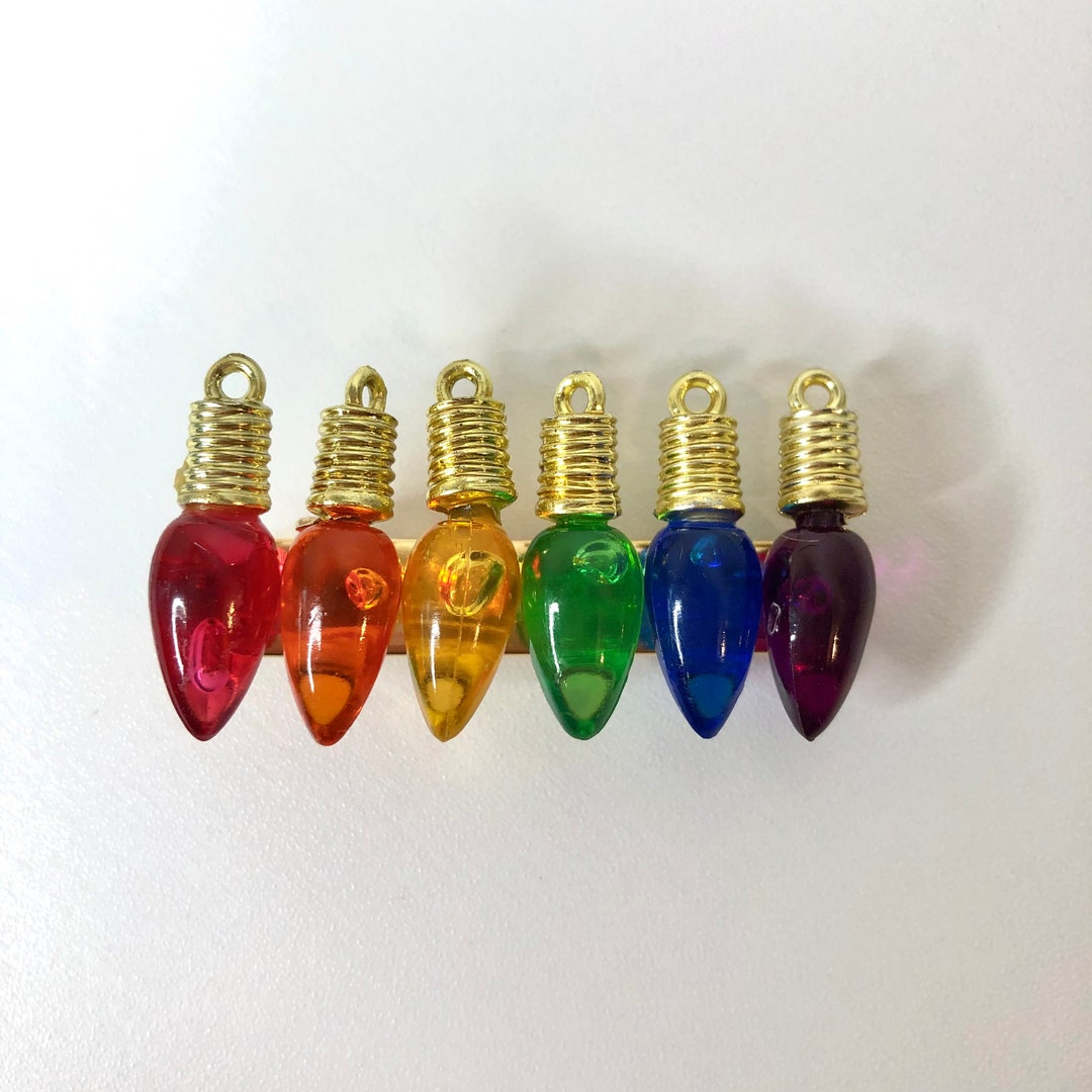 Rainbow Christmas Holiday Light Hair Clip Barrette, Ugly Sweater Party ...