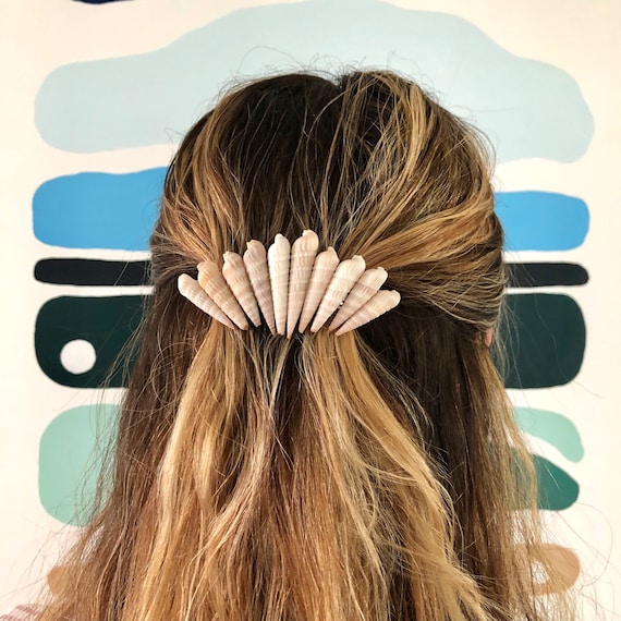 Shell Hair Clips