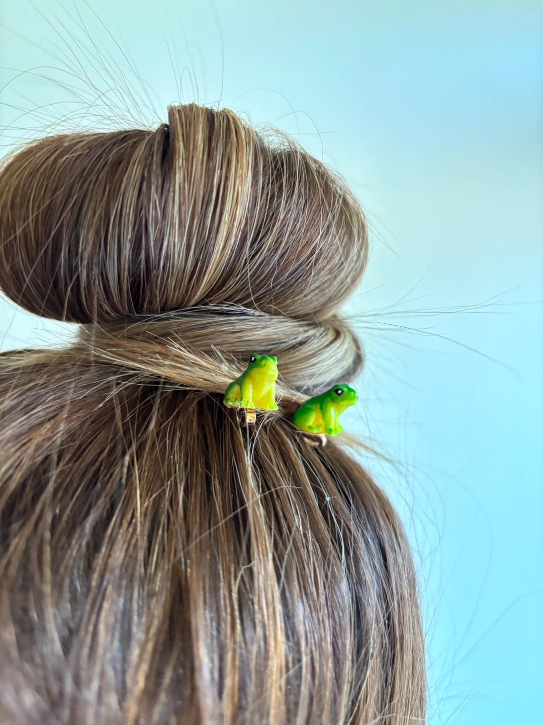 Tiny Frog Hair Clips, Toad Lover Gift (set of 2 Hair Pins) - Etsy