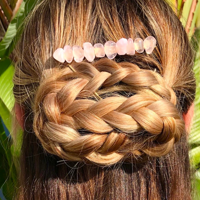 Quartz Hair Clip - Etsy