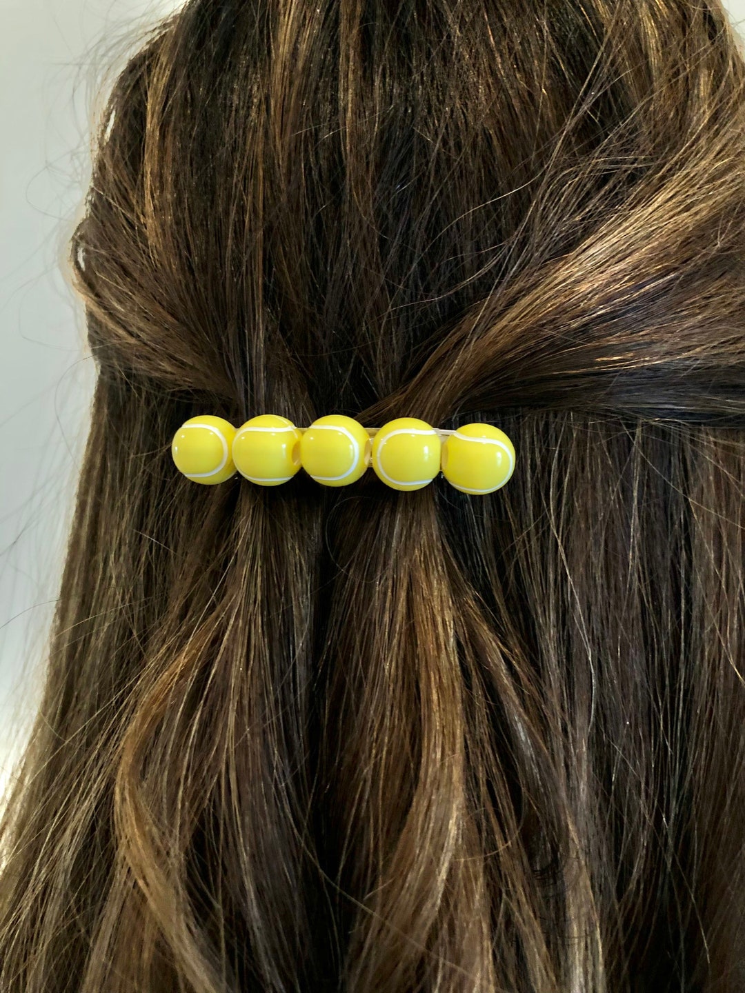 Tennis Ball Handmade Hair Clip Barrette, Gift for Tennis Lover - Etsy