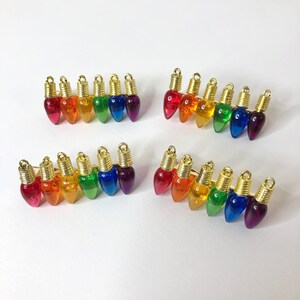 Rainbow Christmas Holiday Light Hair Clip Barrette, Ugly Sweater Party ...