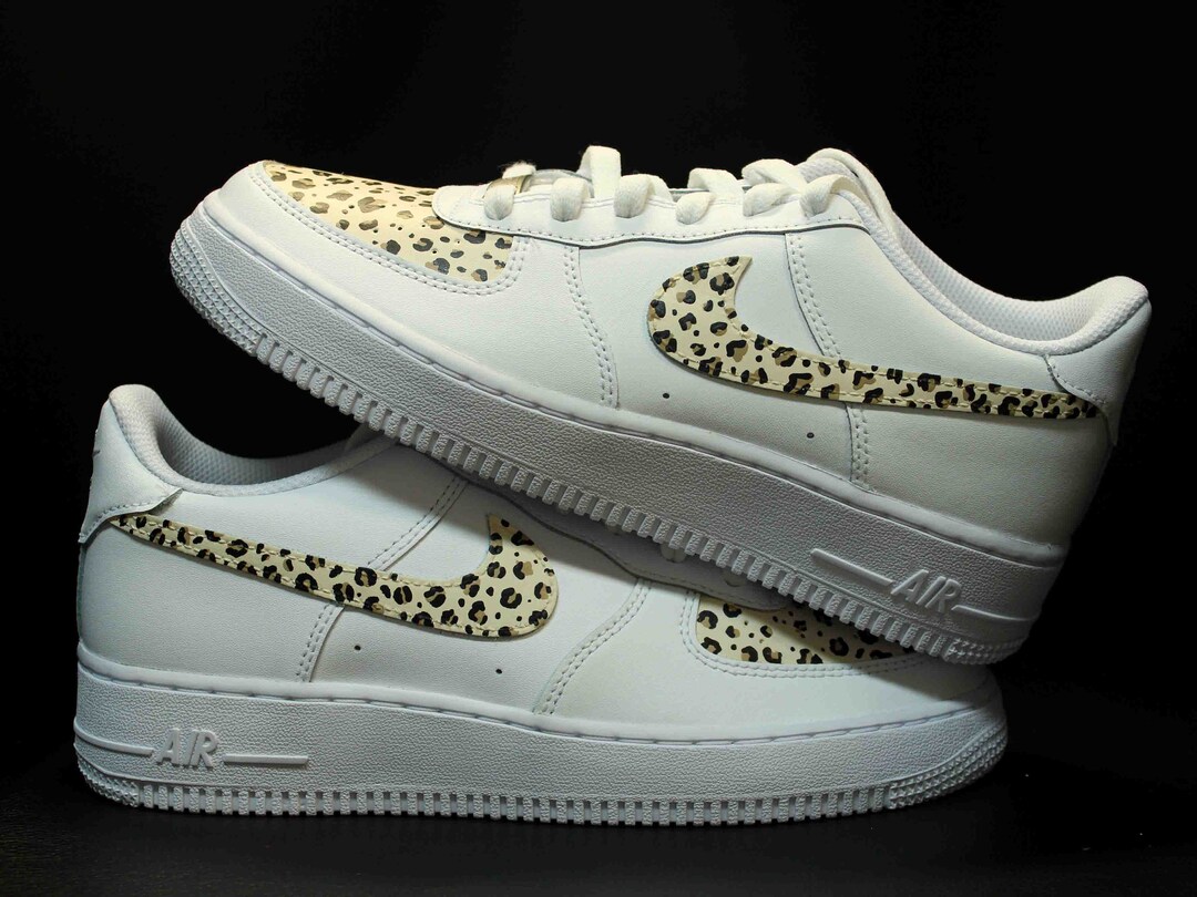 Af1 Leopard Pattern, for Women and Kids, Personalized Sneaker, Ideal ...