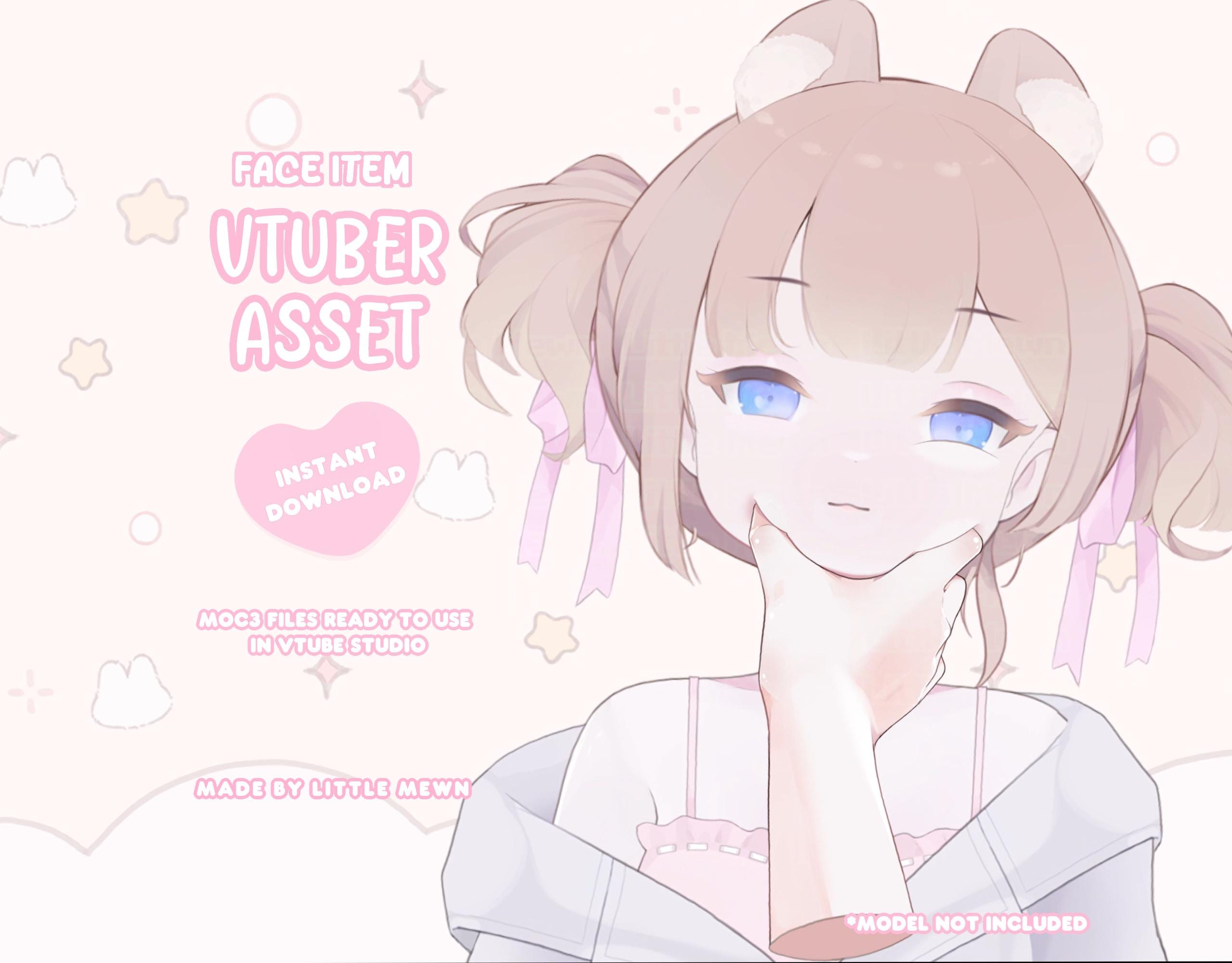 Vtuber Asset | Cute Face Squish | Vtube Studio - Etsy