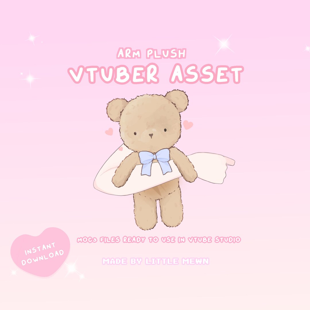 Vtuber Asset | Rigged Comfort Bear Plush - Etsy