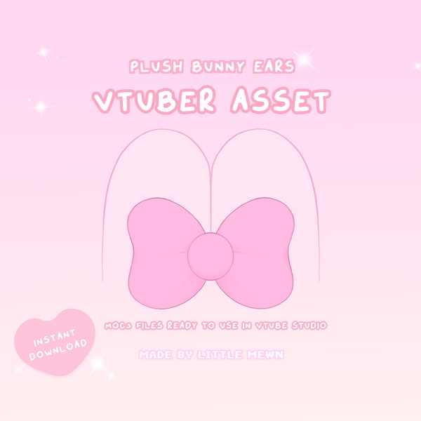 Vtuber Bunny Ears - Etsy