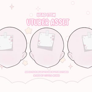Vtuber Asset | Customizable Sticky Note | Vtube Studio - Etsy