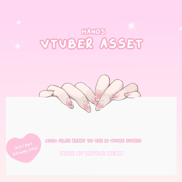 Vtuber Hand Asset - Etsy
