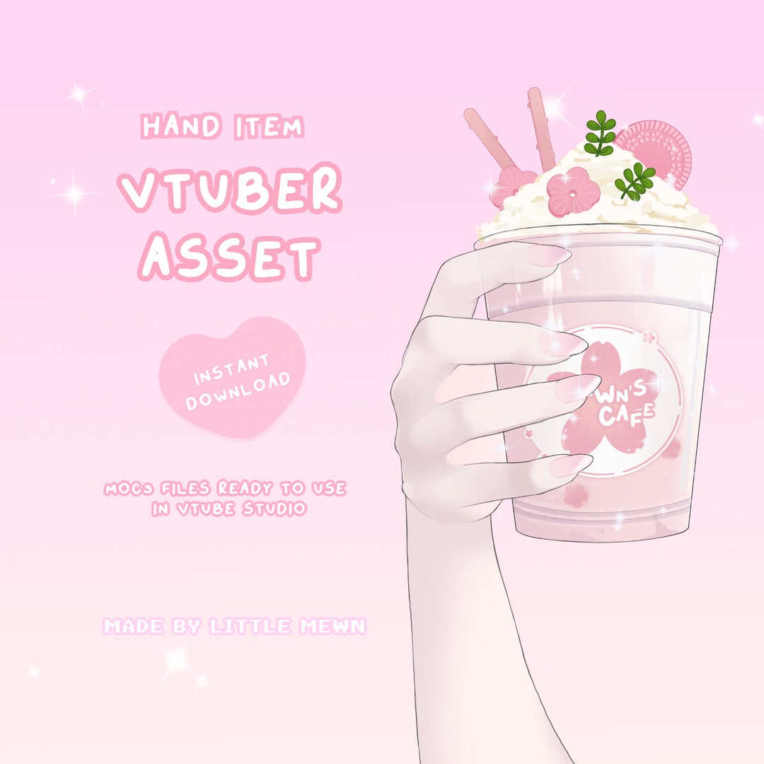 Vtuber Asset | Rigged Sakura Latte - Etsy