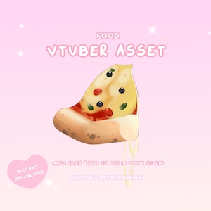 Vtuber Asset Rigged Cheesy Pizza - Etsy