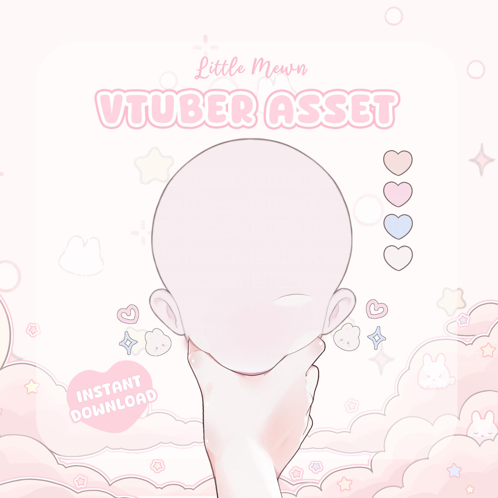 Vtuber Asset | Cute Face Squish | Vtube Studio - Etsy