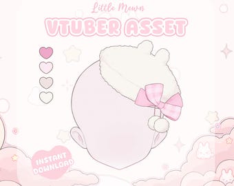 Vtuber Asset - Rigged Cute Pink Bunny Jumper, Moc3 File, Customizable ...