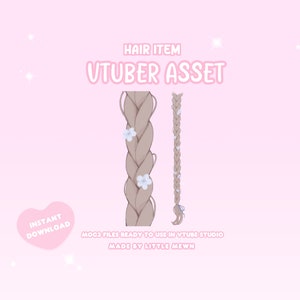 Vtuber Asset | Rigged Enchanted Braid - Etsy