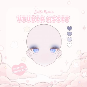 Vtuber Asset | Winter Wish Eye Makeup | Vtube Studio - Etsy