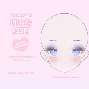 Vtuber Asset | Winter Wish Eye Makeup | Vtube Studio - Etsy