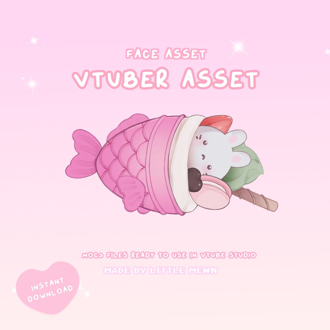 Vtuber Asset Rigged Taiyaki Icecream - Etsy