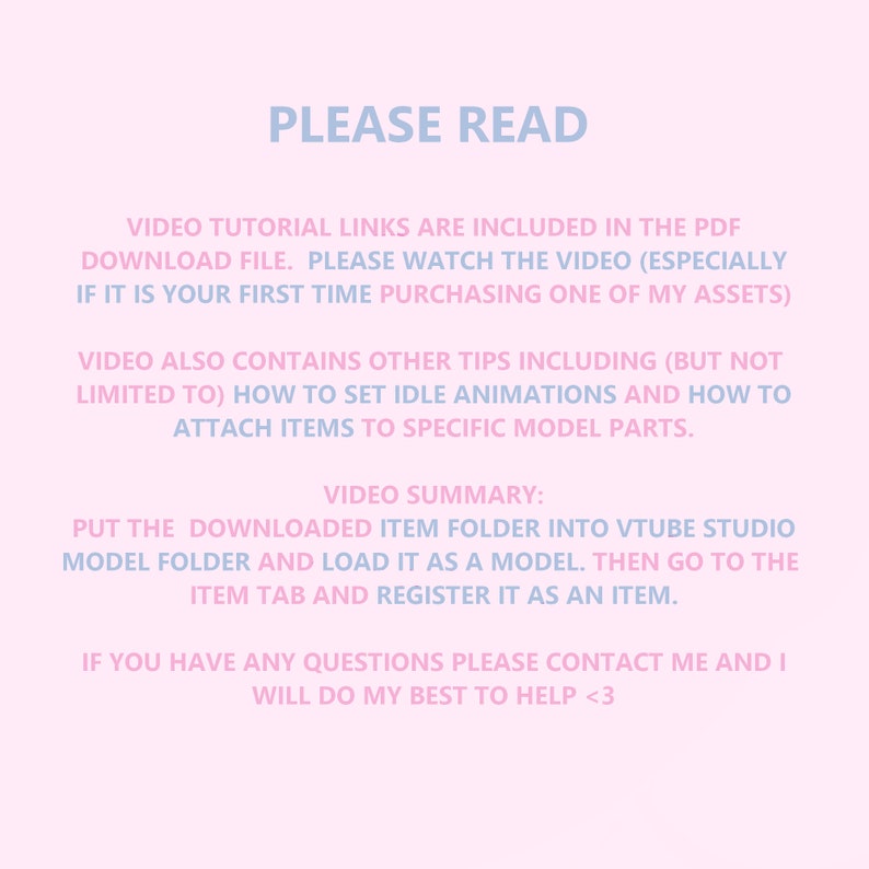 Vtuber Asset | Rigged Sweet Tails Hair - Etsy