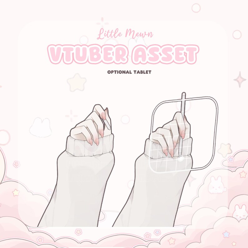 Vtuber Asset | Drawing Tablet Pen Mouse Tracker | Vtube Studio - Etsy