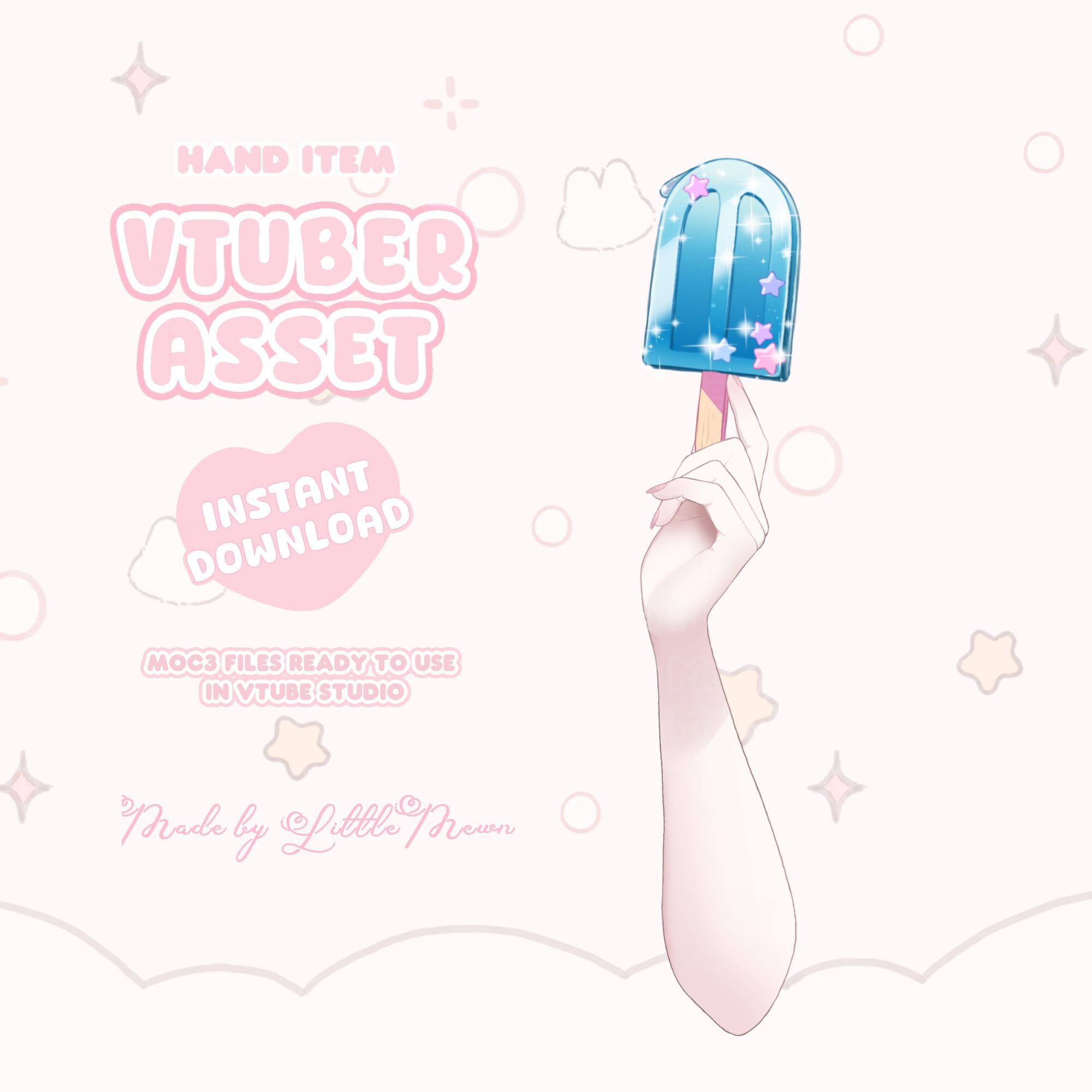Vtuber Asset | Rigged Melty Ice Pop - Etsy
