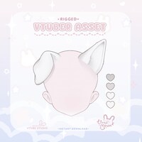 Live2d Premade Vtuber Model : Cute Puppy Female - Commercial FULLY ...
