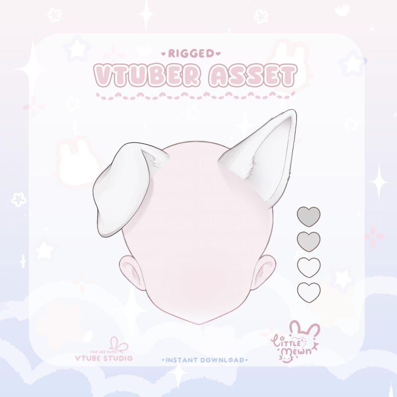 Puppy Vtuber Studio Asset - Etsy