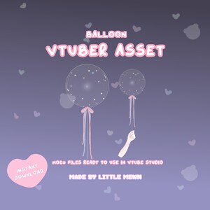 Vtuber Asset | Rigged Fairy Celebration Balloon - Etsy