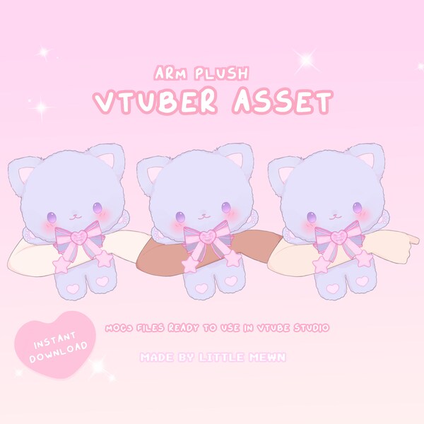 Vtuber Cat Plush - Etsy