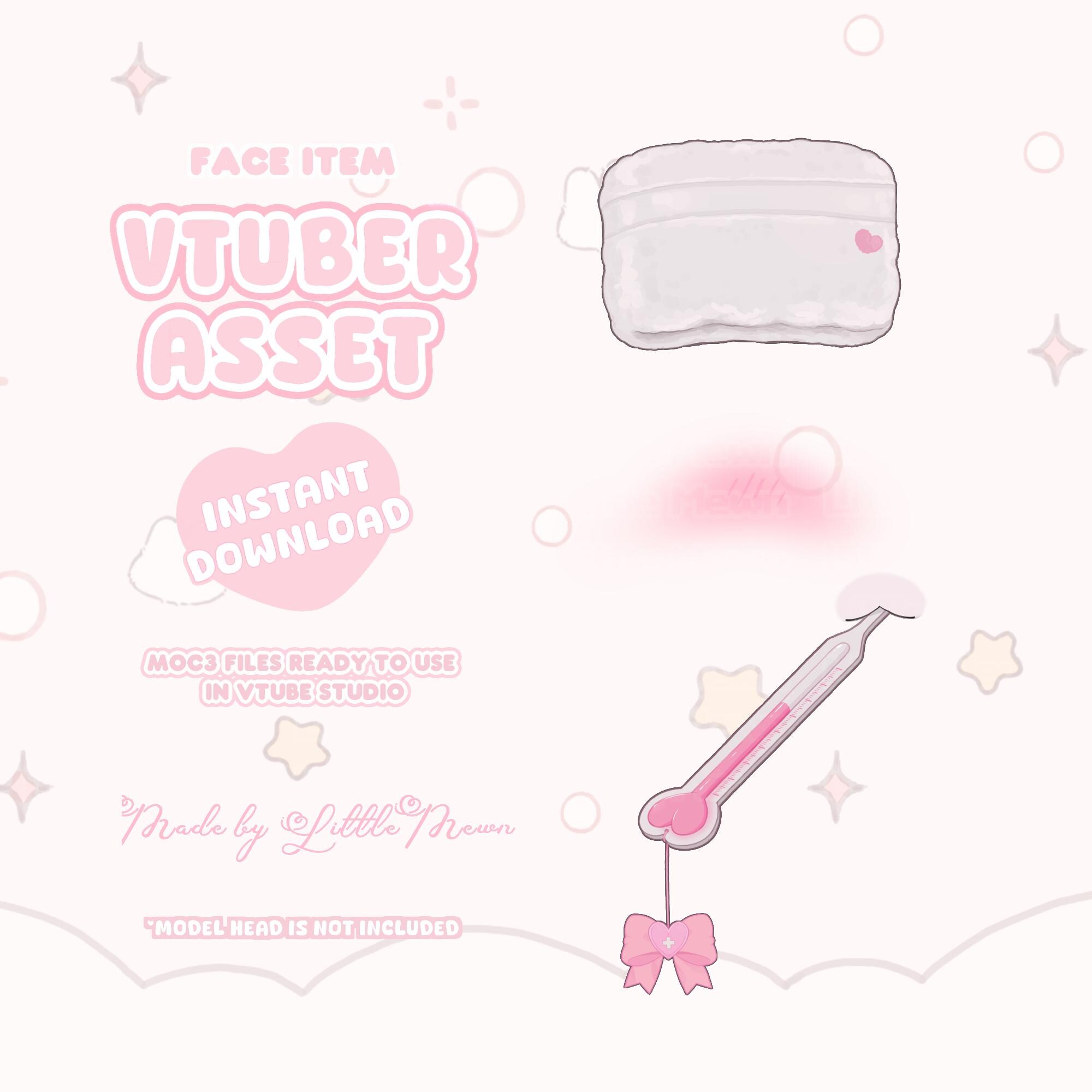 Vtuber Asset | Sweet Care Kit | Vtube Studio - Etsy