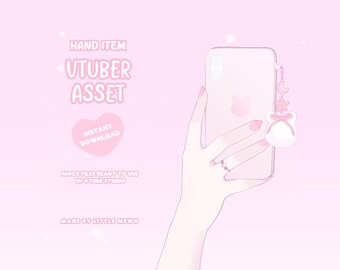 Vtuber Asset Holding iPhone PNG Download - Etsy