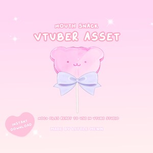 Vtuber Asset Rigged Kuma Lollipop - Etsy