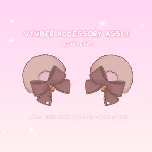 Vtuber Rigged Bear Ears - Etsy