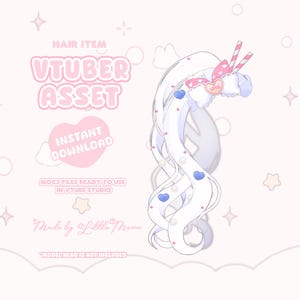 Vtuber Asset | Rigged Sweet Tails Hair - Etsy