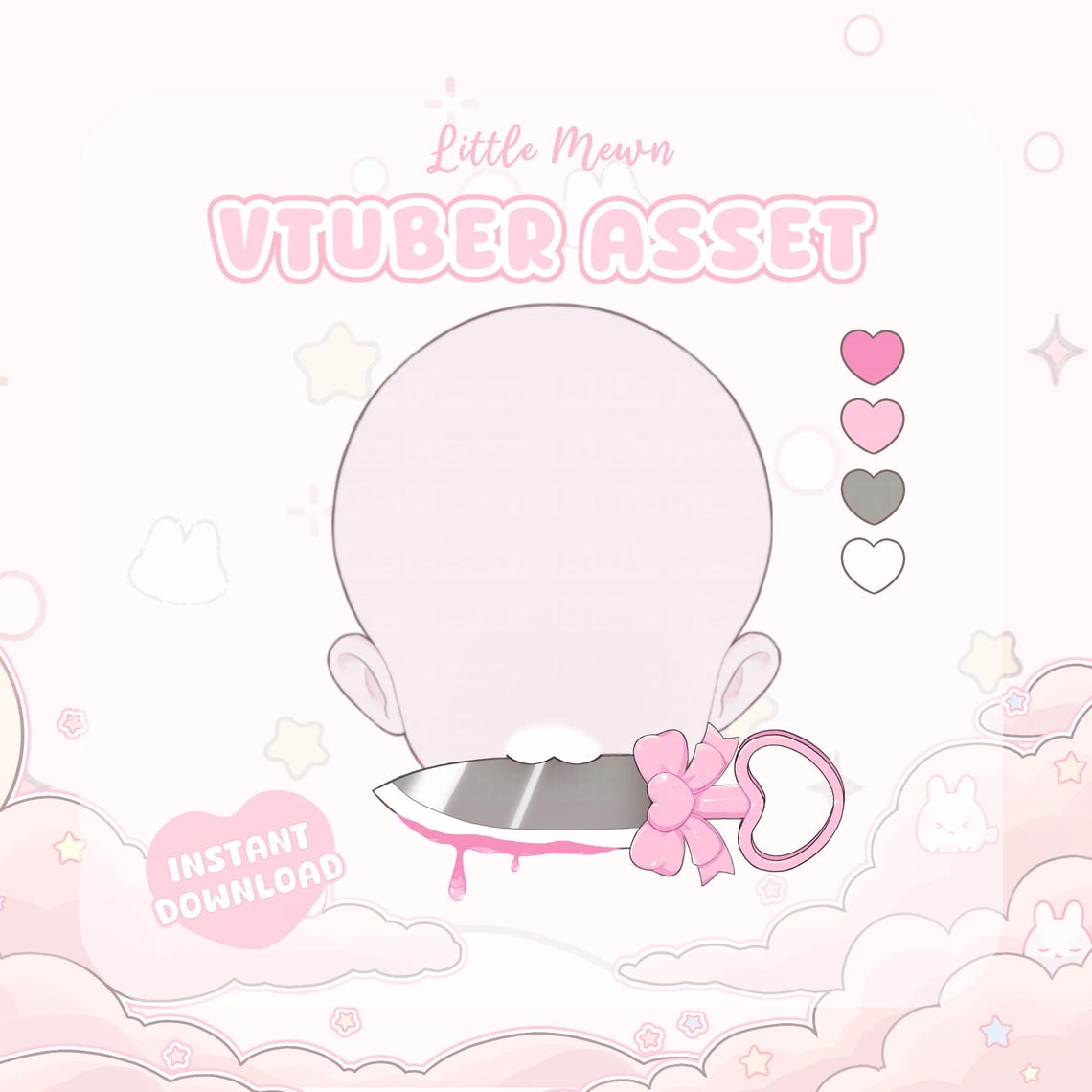 Vtuber Asset | Cutie Knife | Vtube Studio - Etsy