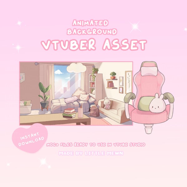 Vtuber Cosy Background Bedroom - Etsy