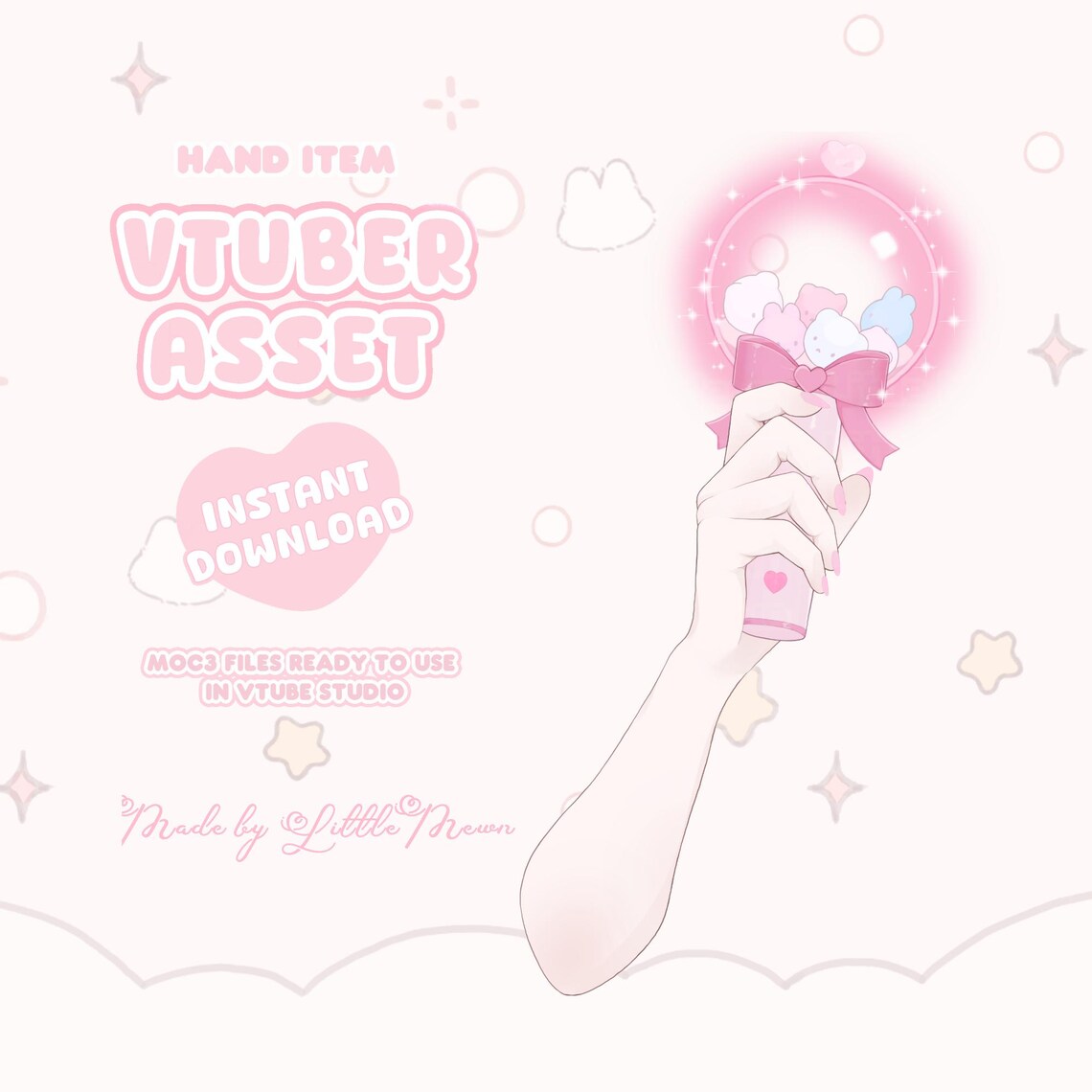 Vtuber Asset | Rigged Toy Machine Light Stick - Etsy