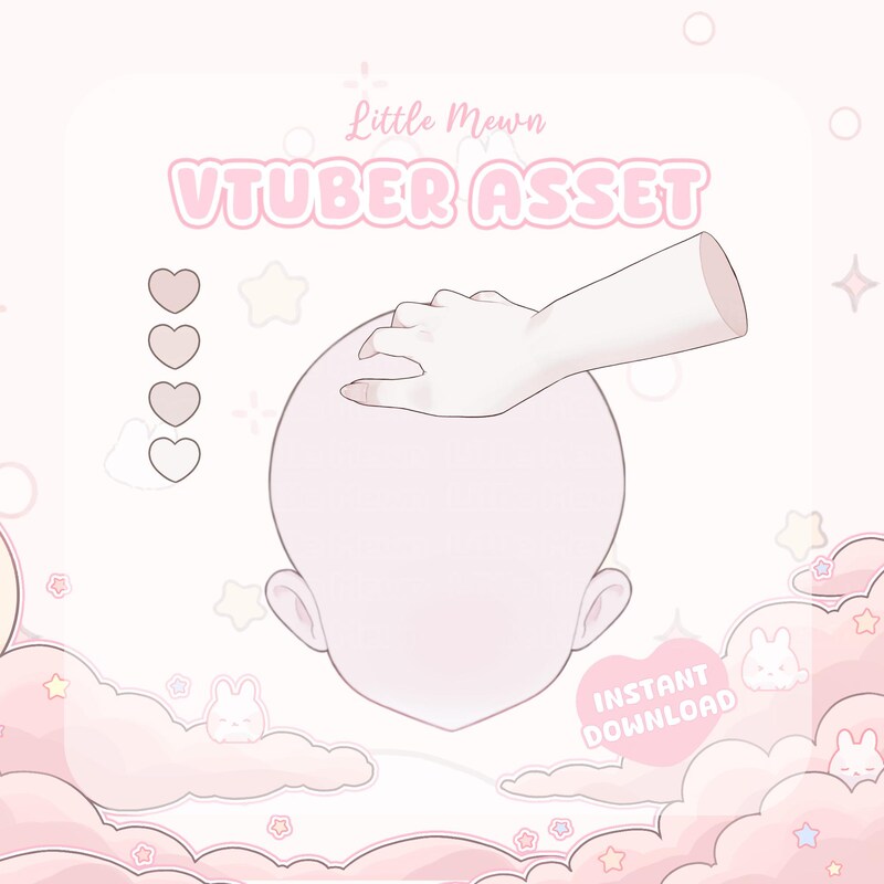 Vtube Head Model - Etsy