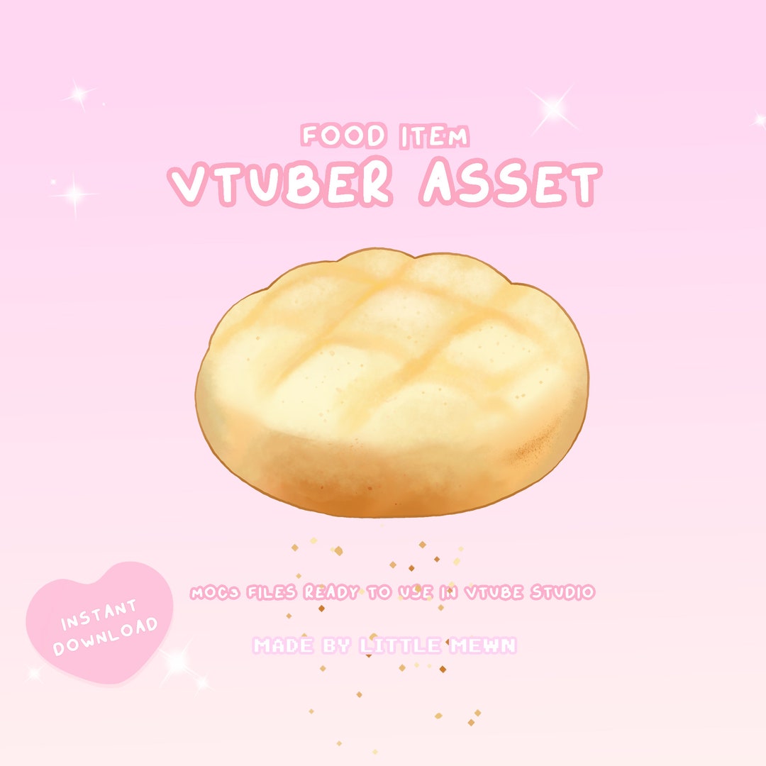 Vtuber Asset Rigged Fluffy Melonpan - Etsy