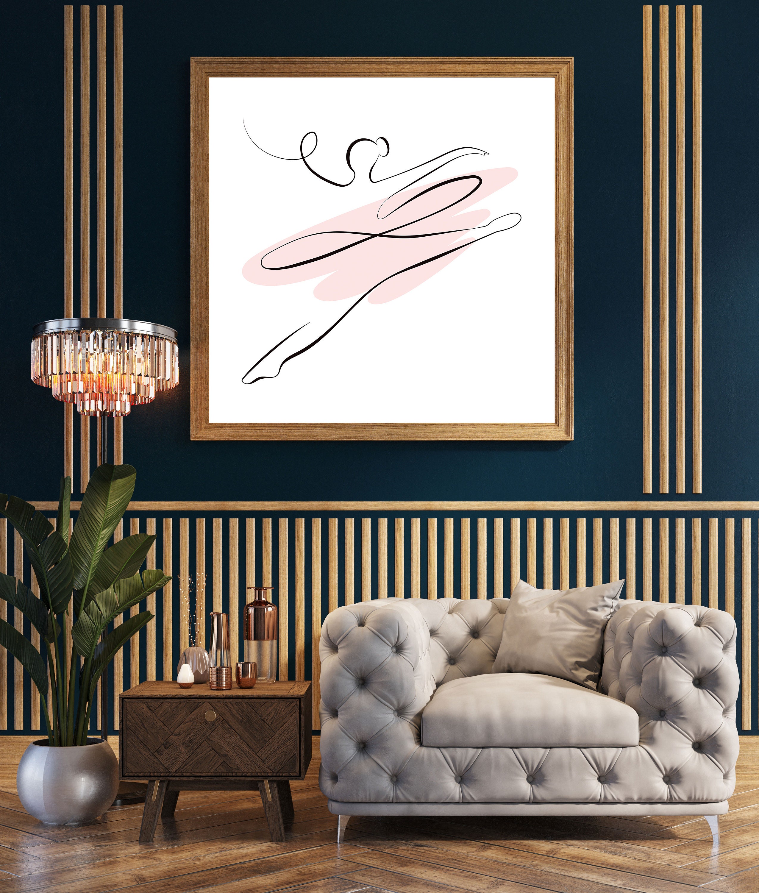 One Line Drawing,ballerina Wall Art,ballet Print,ballerina Art Print ...