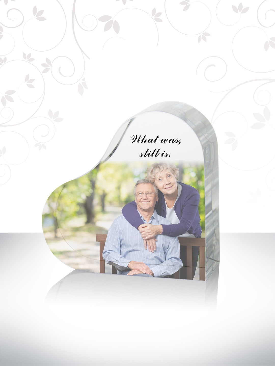 Heart Shape Crystal Photo Frame | Photograph on Crystal, Custom Photo ...