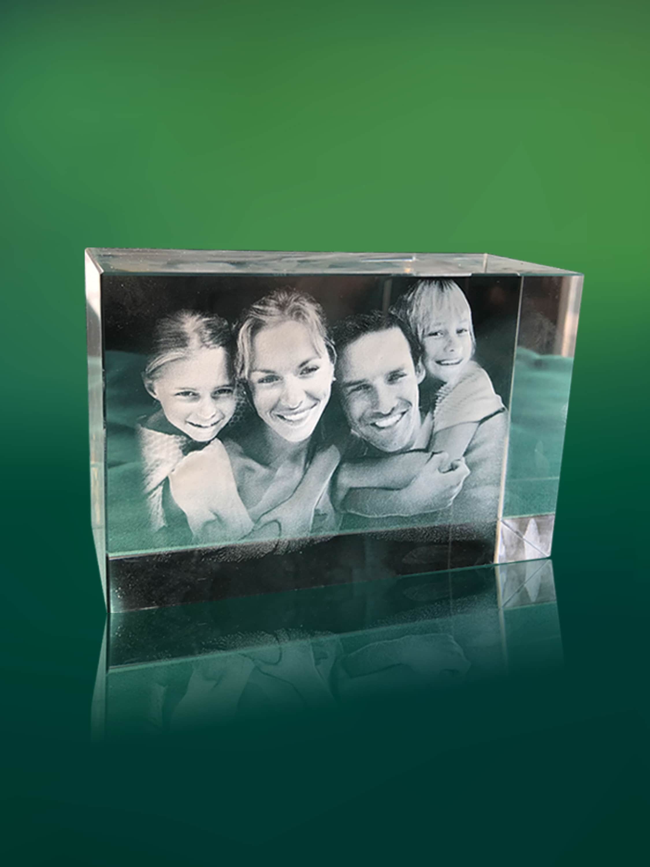 Landscape Rectangle Crystal Photo Frame | Photograph on Crystal, Custom ...